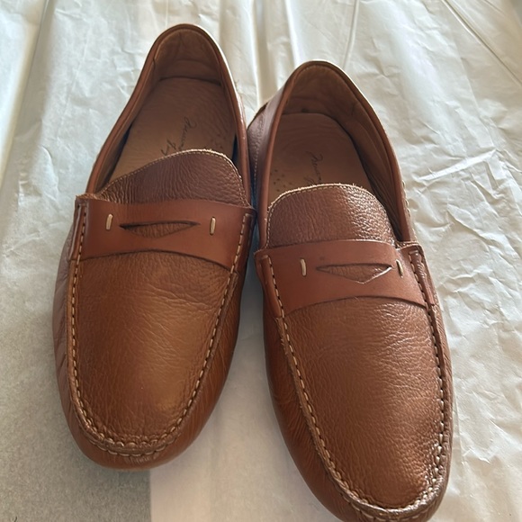 Massimo Matteo | Shoes | Massimo Matteo Firenze Leather Driving Loafers ...